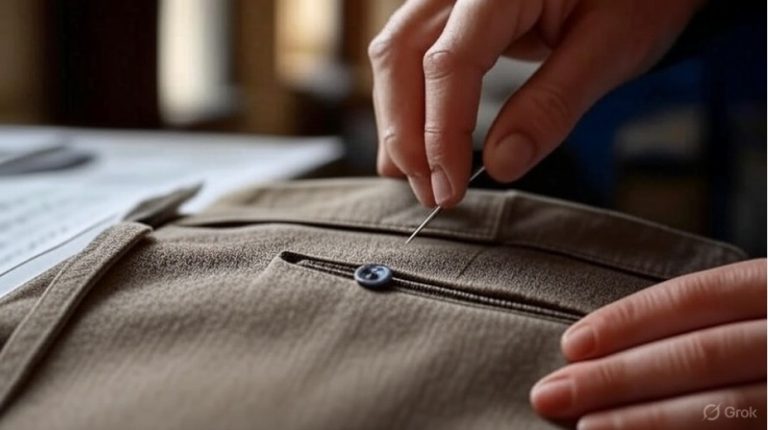 How to Sew a Button on Pants and Save Your Favorites